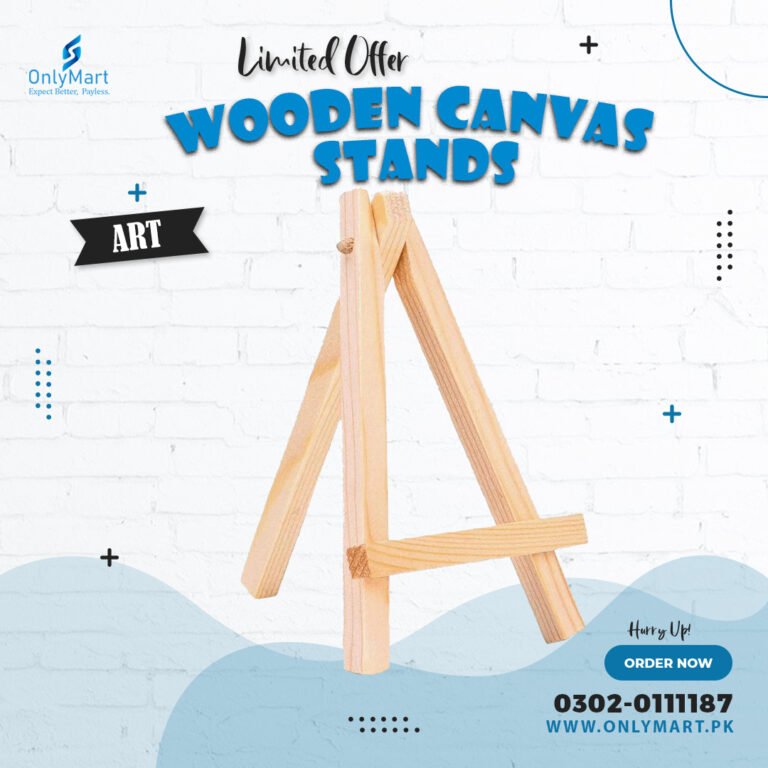 Wooden Canvas Stands - Only Mart - Order Now!