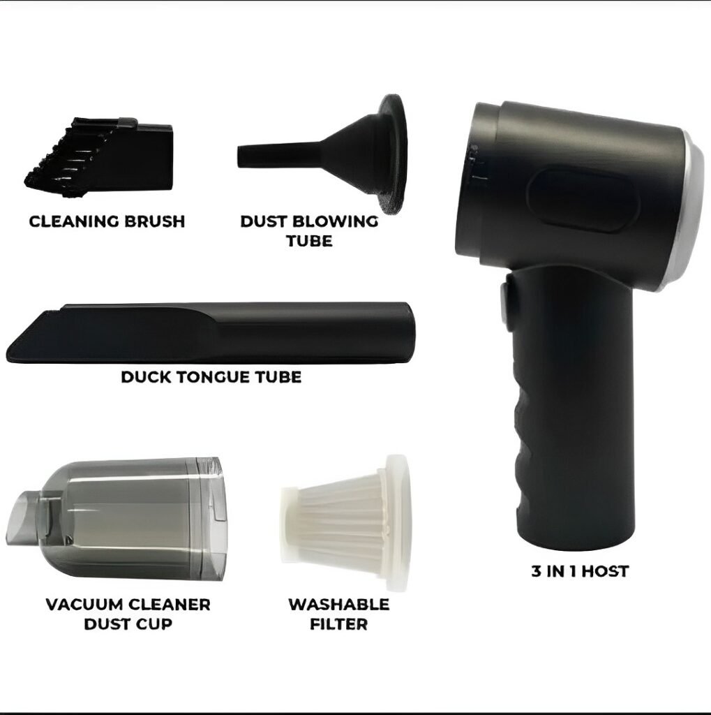 Mini Portable 3 In 1 Duster Blower Air Pump - Only Mart - Order Now!