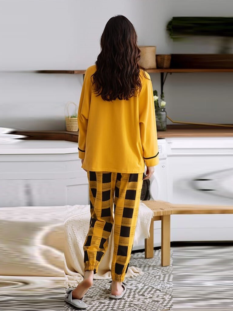 Smiley Face Printed Cotton Night Suit - OnlyMart - Order Now!