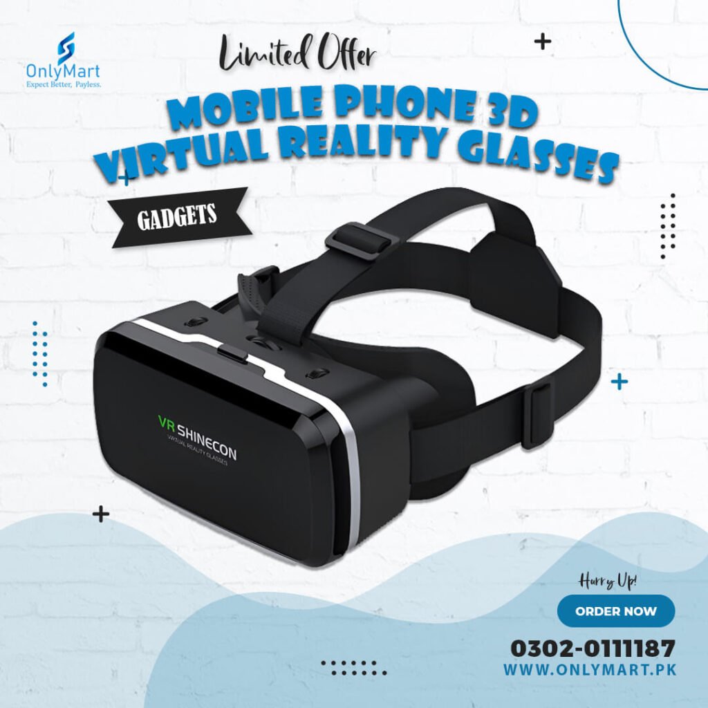 Mobile Phone 3D Virtual Reality Glasses - Only Mart - Order Now!